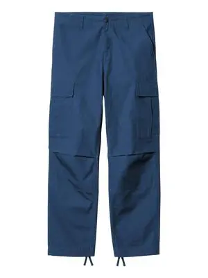 Carhartt Work In Progress Logo Casual Pants - Blue