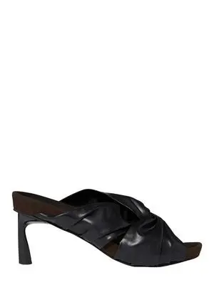 Stella McCartney Twisted Alter-mat Mules - Midnight Black
