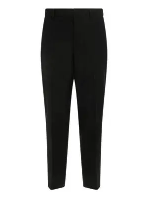 JIL SANDER Techno Gabardine Trousers - Black