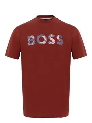 Hugo Boss Logo Printed T-shirt - Red