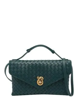 Bottega Veneta Bottega Veneta Flap Shoulder Bag Green