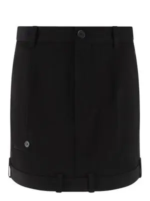 Balenciaga Deconstructed Mini Skirt - Black