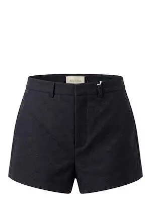 Gucci Gg Gabardine Shorts - Black