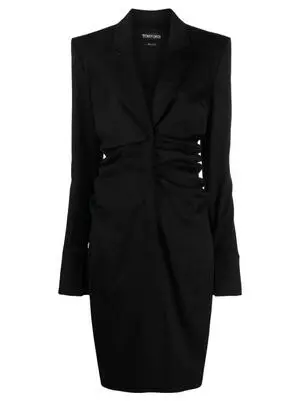 TOM FORD Tailored Midi Dress - Black