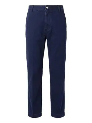 Gucci Button-fly Chino Trousers - Blue