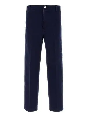 Gucci Button-fly Chino Trousers - Blue