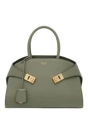 FERRAGAMO Hug Medium Tote Bag - Green