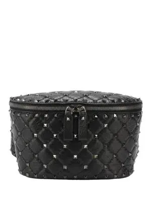 Valentino Garavani Studded Quilted Belt Bag - Black