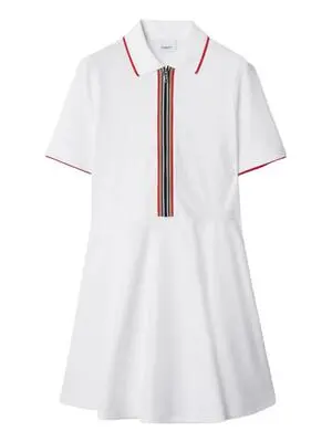 Burberry Burberry Polo Dress With Signature Stripes No