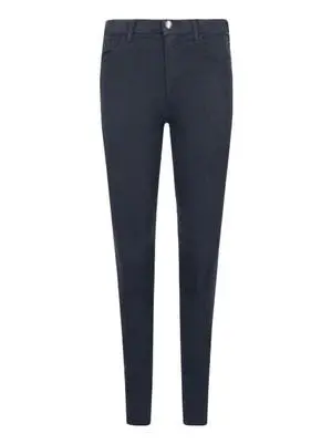 Emporio Armani Logo Detailed Jeans - Black