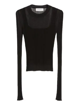 SPORTMAX Sportmax Long-Sleeved Knitted Shirt