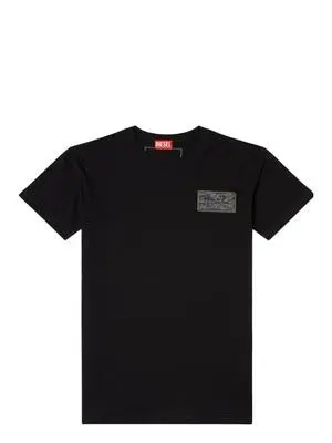 DIESEL® Patch-pocket T-shirt - Black