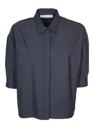 Philosophy Di Lorenzo Serafini Puff Sleeve Shirt - Black