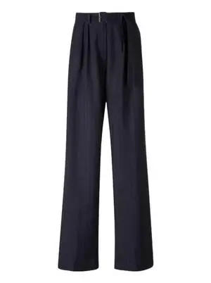Dries Van Noten Tailored Pleated Trousers - Black