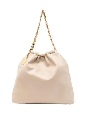 Stella McCartney Falabella Drawstring Shoulder Bag - Beige