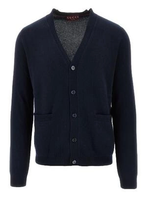 Gucci V-neck Cardigan - Black