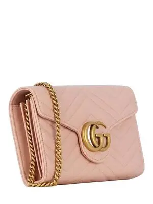 Gucci Gg Marmont Shoulder Bag - Pink