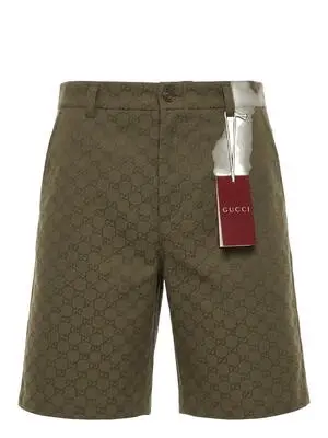 Gucci Monogram Belted Shorts - Tank