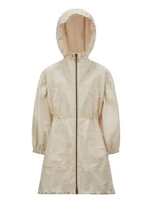 Moncler Bessie Hooded Rain Jacket - Off White
