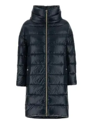 Herno Long Sleeve Down Jacket - Navy