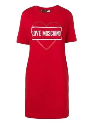 Moschino T-shirt Dress - Red