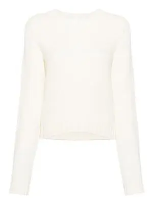PALM ANGELS Palm Angels Logo-Embroidered Knitted Jumper