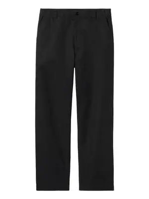 Gucci Web Detailed Twill Pants - Black