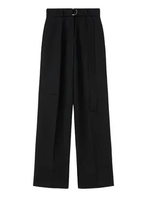 JIL SANDER Jil Sander Belted High-Waist Wide-Leg Trousers