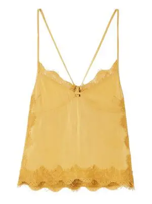 R13 R13 Lace Trimmed Camisole Yello