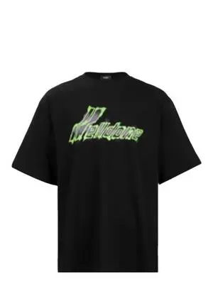 We11Done Round-neck Short-sleeved T-shirt - Black