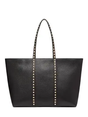 Valentino Garavani Rockstud Top Handle Bag - Black