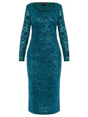 Versace Lace Dress - Blue