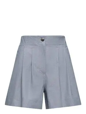 MONCLER Moncler Grenoble Pleated High-Rise Shorts