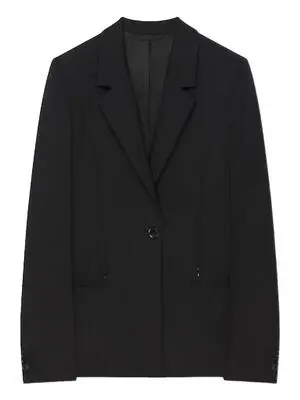 Givenchy Single-breasted Cape Jacket - Black