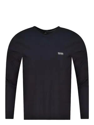 Hugo Boss Logo Long-sleeved T-shirt - Black