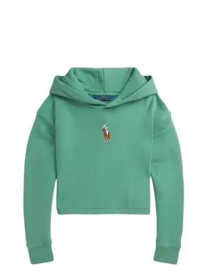 Polo Ralph Lauren Logo Embroidered Hoodie - Green
