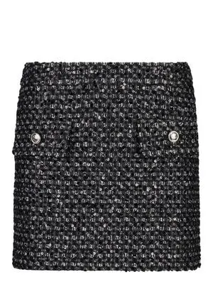 LIU JO Liu Jo Bouclé Miniskirt With Embellishments