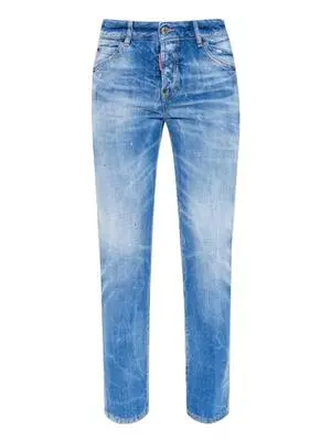 Dsquared2 Low-rise Slim Fit Jeans - Blue