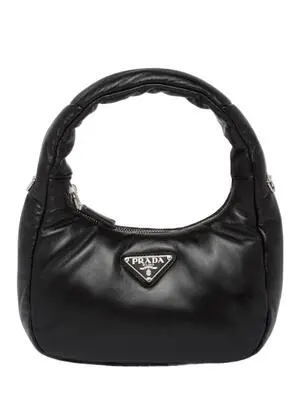 Prada Leather Shoulder Bag - Black