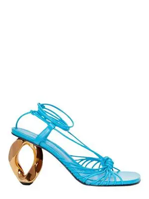 J.W.ANDERSON Logo High-heeled Sandals - Blue