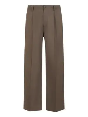 Marni Straight-leg Trousers - Brown