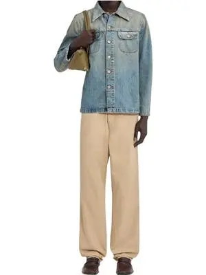 MAISON MARGIELA Denim Trucker Jacket - Blue