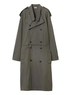 BURBERRY Burberry Cotton-Linen Blend Trench Dress
