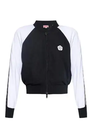 Kenzo Logo Embroidered Sweatshirt - Black