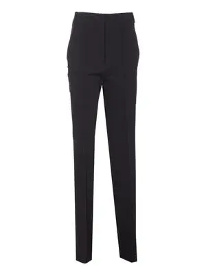 Sportmax Texas Straight Hem Trousers - Black