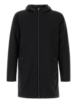 Herno Hooded Parka - Black