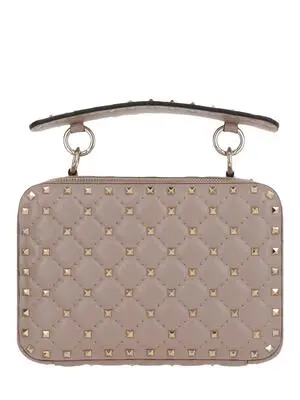 Valentino Garavani Rockstud Spike Crossbody Bag - Nude