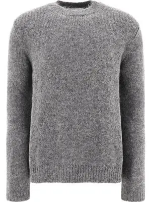 JIL SANDER Crewneck Long-sleeved Jumper - Gray