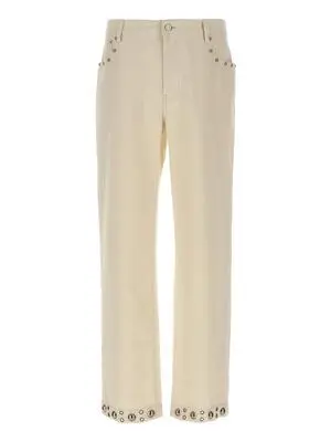 Valentino Garavani Multi-pocket Casual Pants - Nude