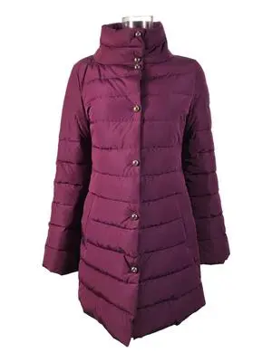 Emporio Armani Quilted Logo Down Jacket - Red
